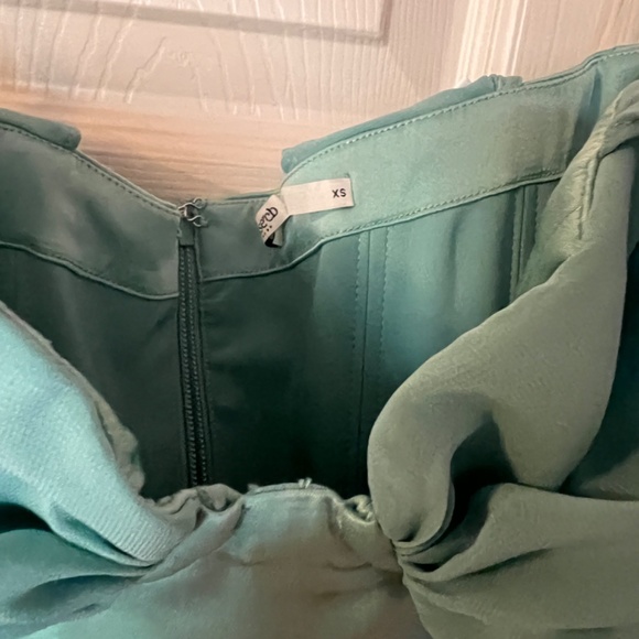 House of CB | Dresses | House Of Cb Isabella Jade Ruffle Sleeve Corset ...